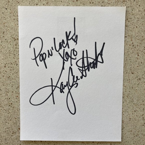 Autograph | Other | Kaycee Stroh Signed Bcefa Paper 45x55 Martha Cox In ...